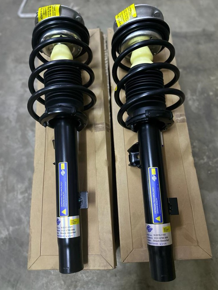 E90/E87 Complete Front Shocks - Elevate Ride Comfort and Handling